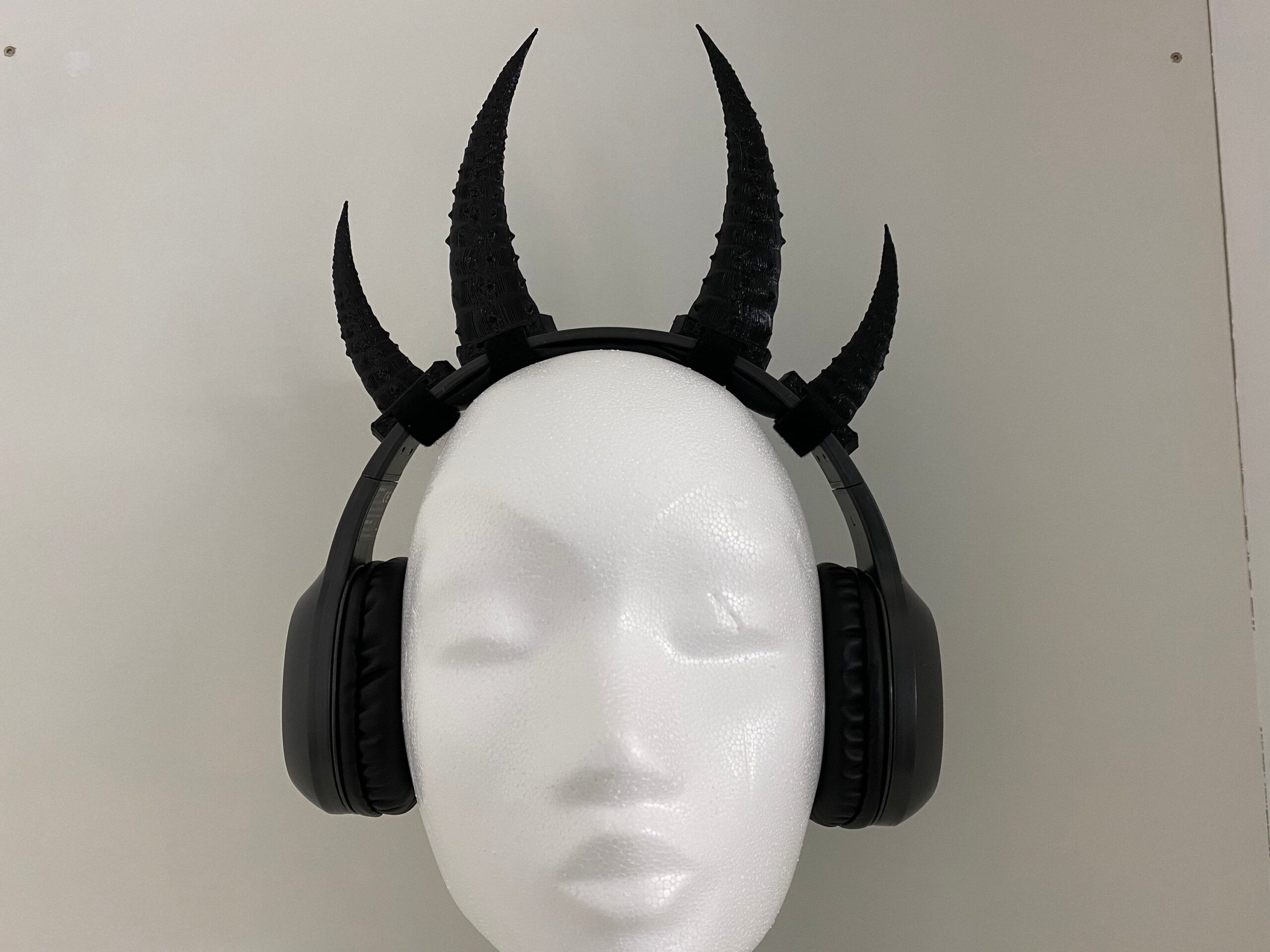 Demon Lord Horns for Headphones, Cosplay Demon Horns for Headset ...