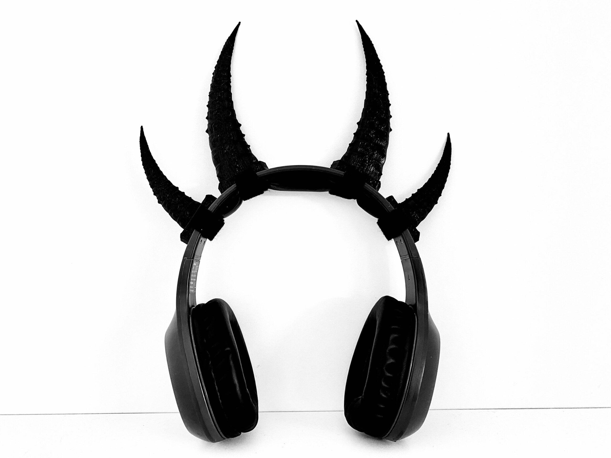 Demon Lord Horns for Headphones, Cosplay Demon Horns for Headset ...