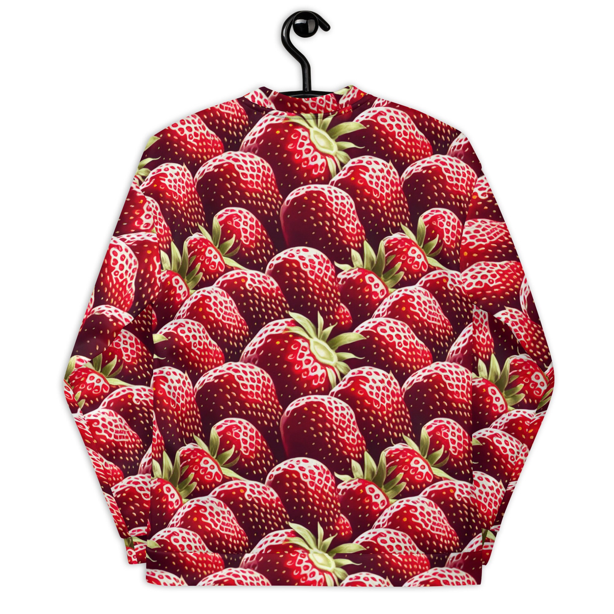 Trendy Fruit Print Bomber Jacket, Versatile Outerwear for All Seasons ...