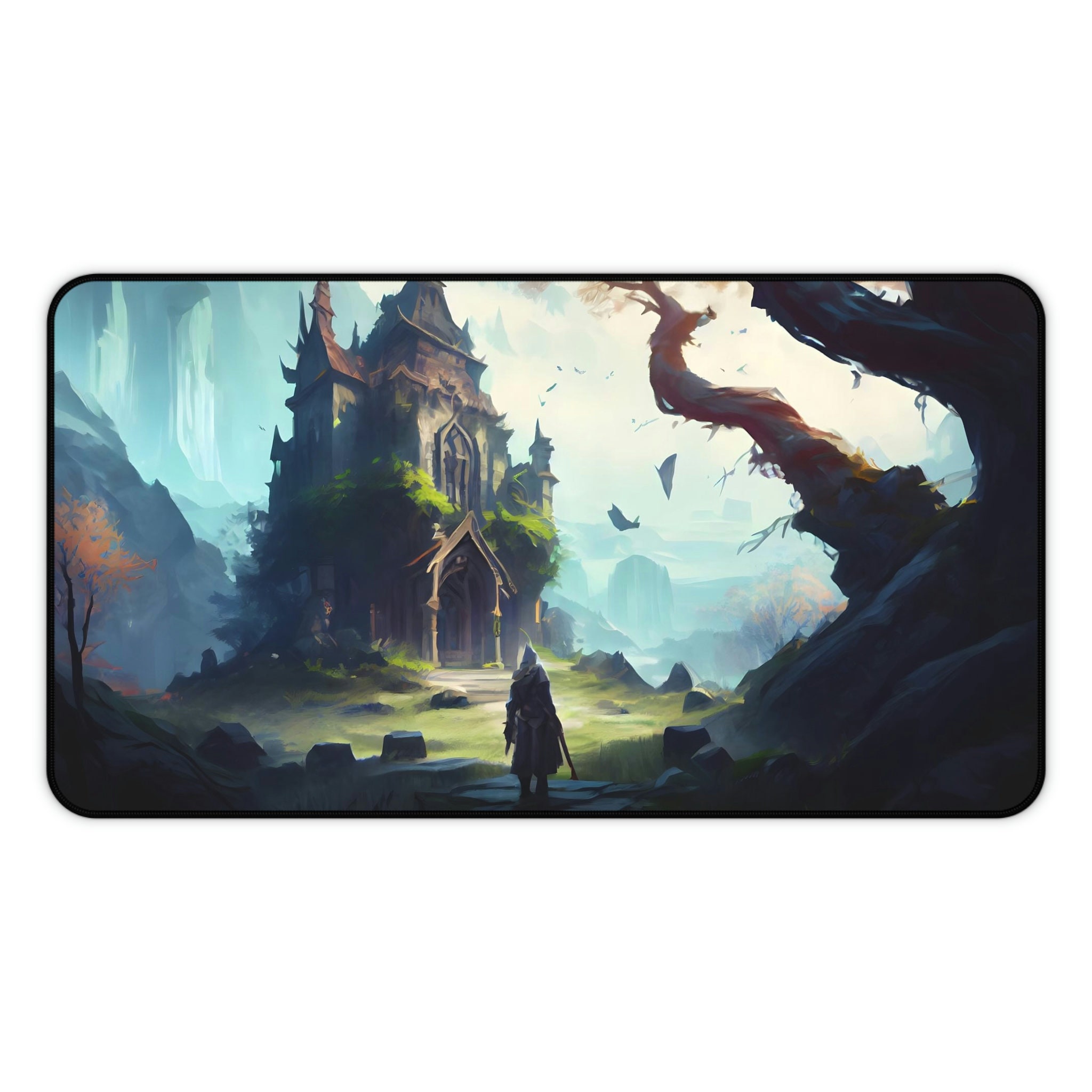 Epic RPG Fantasy Landscape Desk Mat – Protect Your Desk with Our Large ...