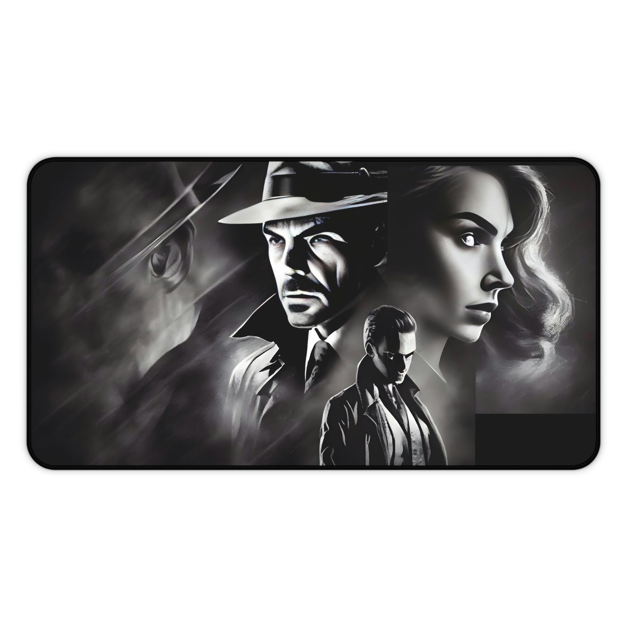 Atmospheric Film Noir XXL Desk Mat – Add Classic Cinema to your Work ...