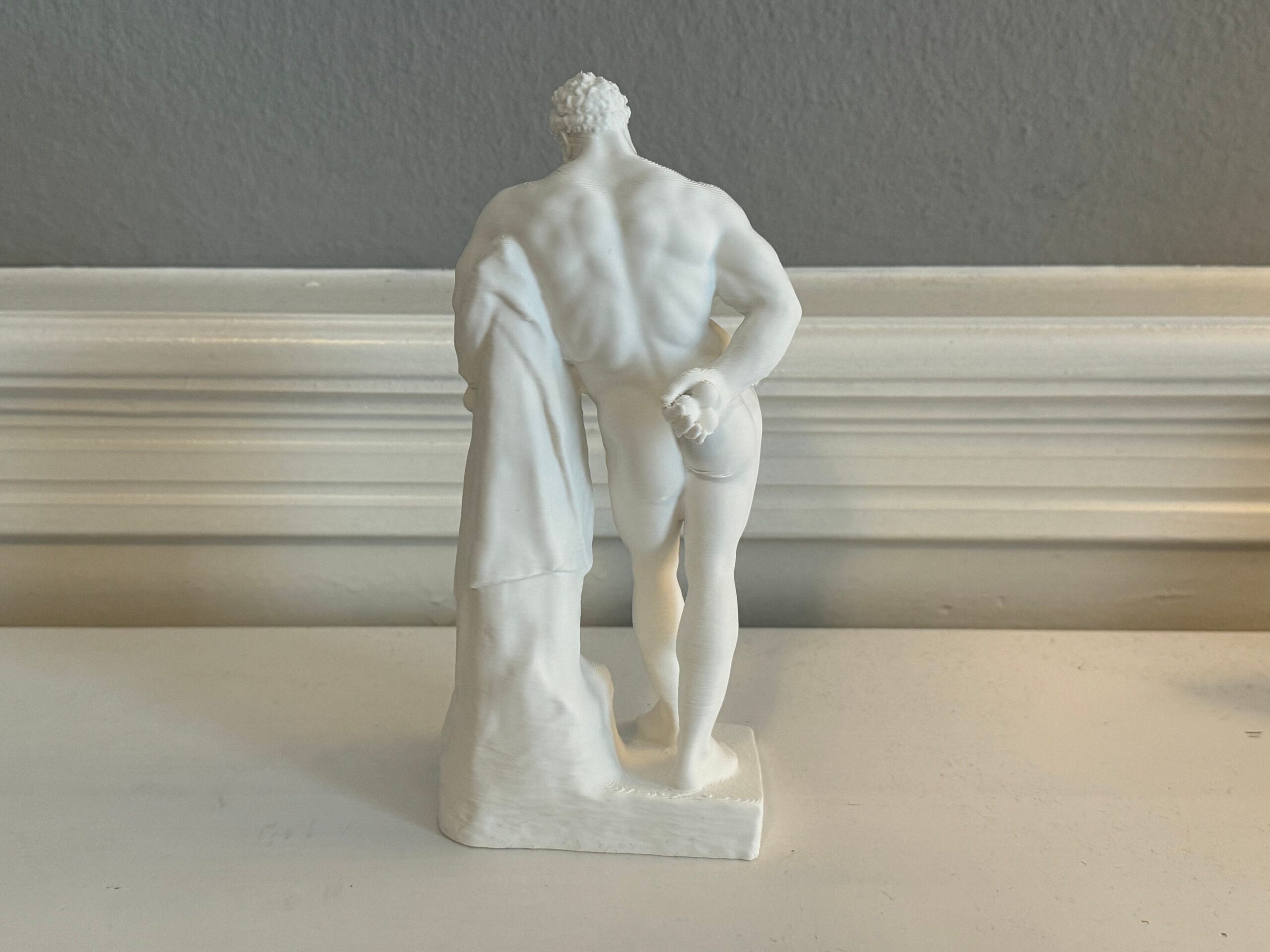 Hercules Desktop Bust – 3D Printed Greek History Bookshelf Statue ...