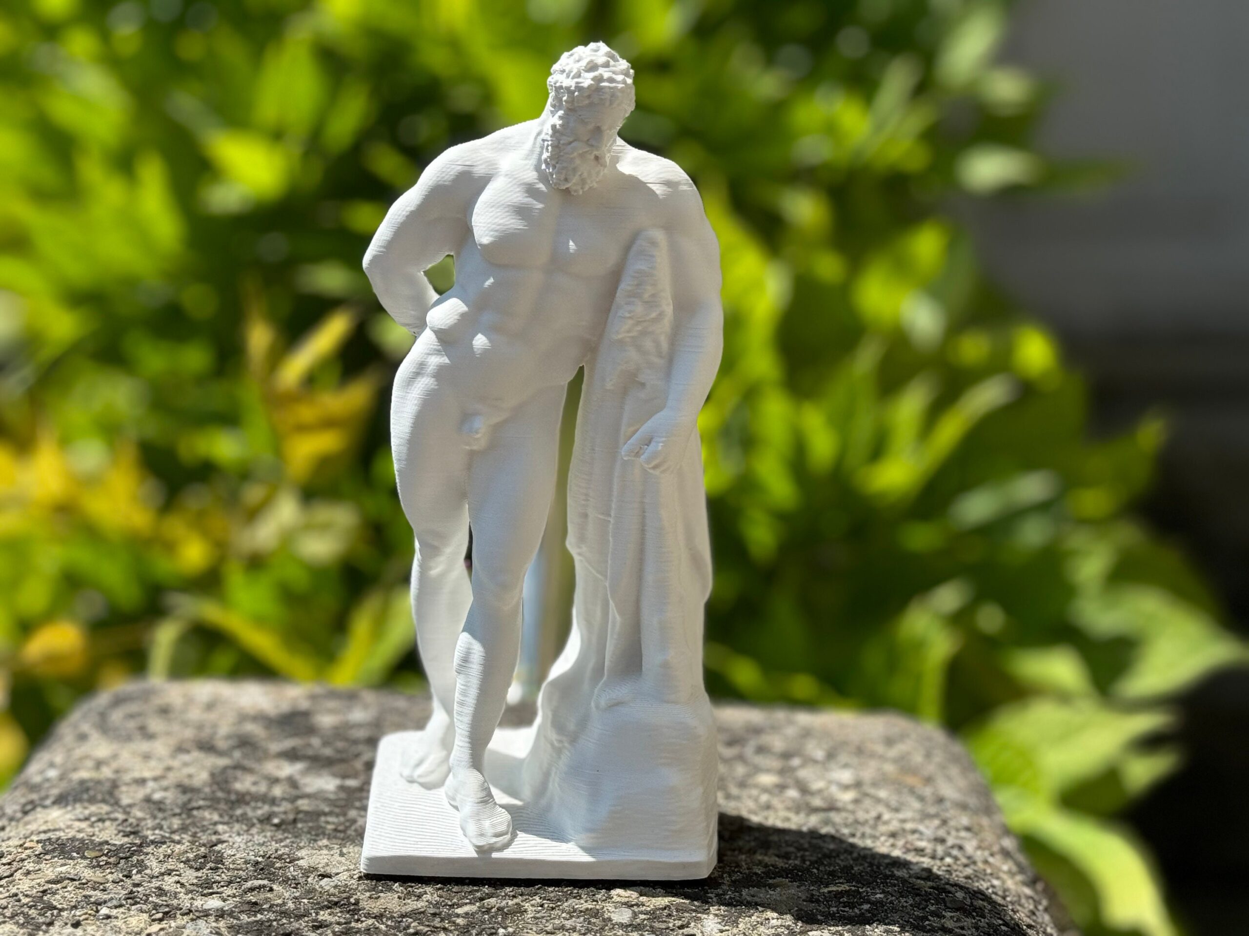 Hercules Desktop Bust – 3D Printed Greek History Bookshelf Statue ...