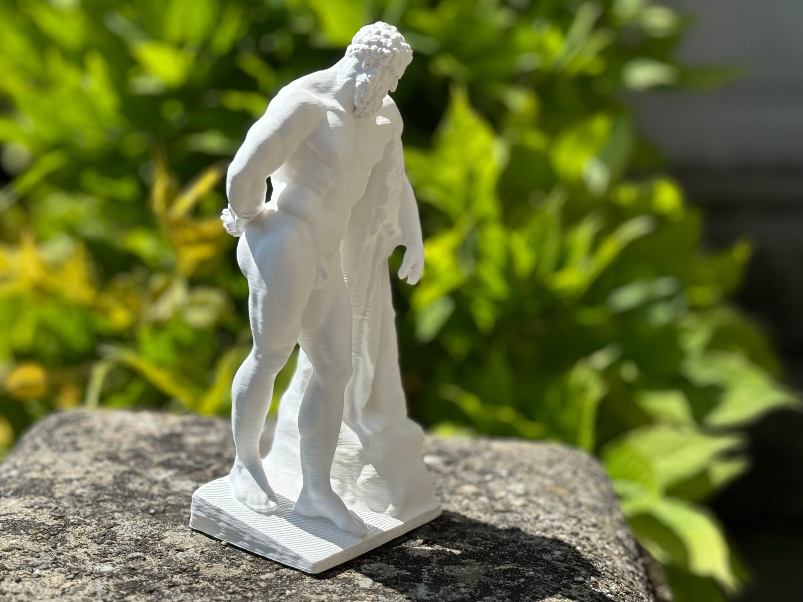 Hercules Desktop Bust – 3D Printed Greek History Bookshelf Statue ...